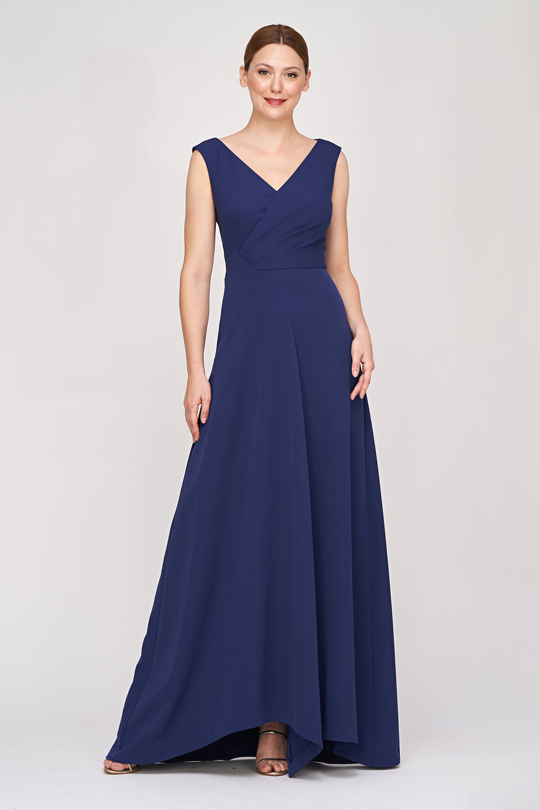 Yara V-Neck Gown | Lizzy's by Cathy Allan